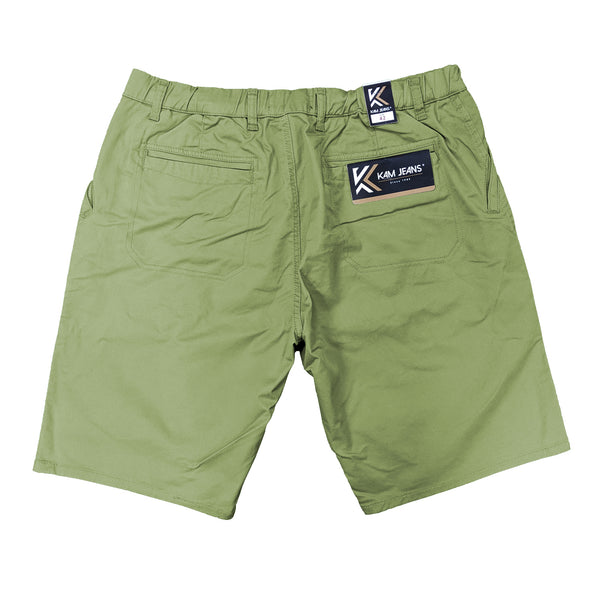Big Men's Kam Stretch Rugby Shorts - KBS 3400 - Stone | 42" to 56" - Fatboys 95