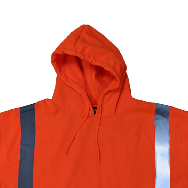 Big Men's RTX Hi-Vis Hoody - RX740 - Orange | 2XL to 5XL - Fatboys 95