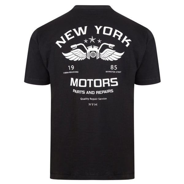 Big Men's Kam T-Shirt - KBS 5106 - Black | 2XL to 6XL - Fatboys 95